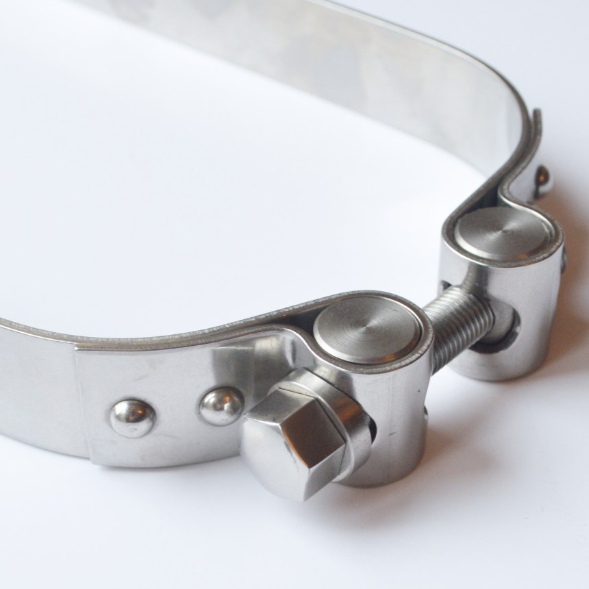 BSA Magneto/Dynamo Strap For B31, B34, 3/4" Wide Kit - Stainless Classics