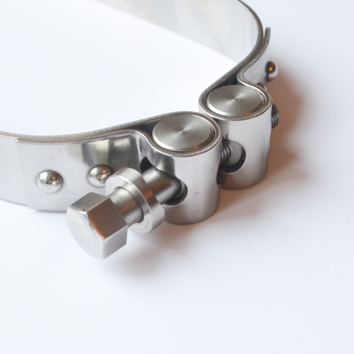 BSA Magneto/Dynamo Strap For B31, B34, 3/4" Wide Kit - Stainless Classics