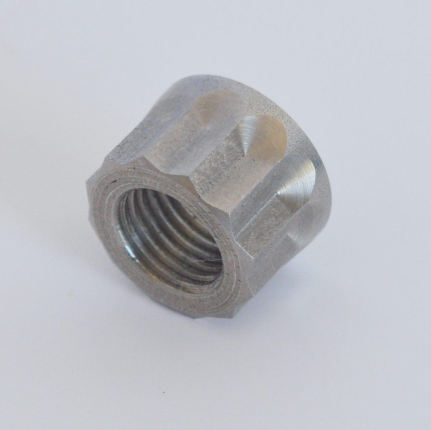 UNF 12 Point Cylinder Base Nut - Stainless Classics