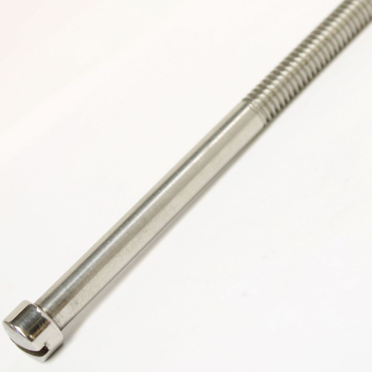 1/4 WHIT x 4" Fillister Head Slotted Screw - Stainless Classics