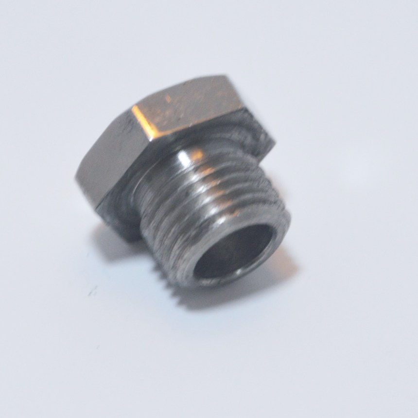 Norton Dominator Valve Filter Plug - Stainless Classics