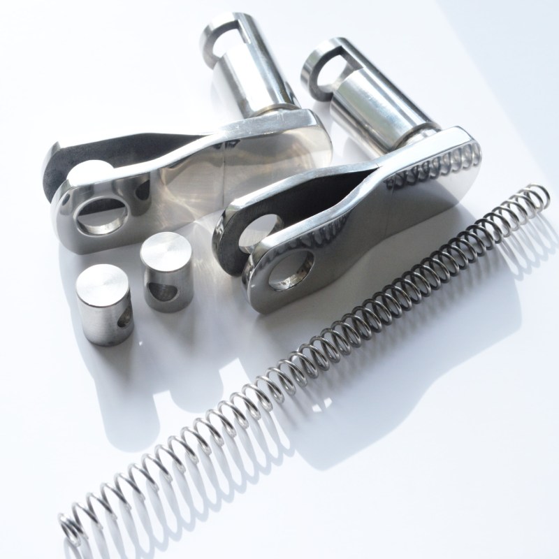 Extended Triumph and BSA Conical Hub Brake Lever arm Kit - Stainless ...