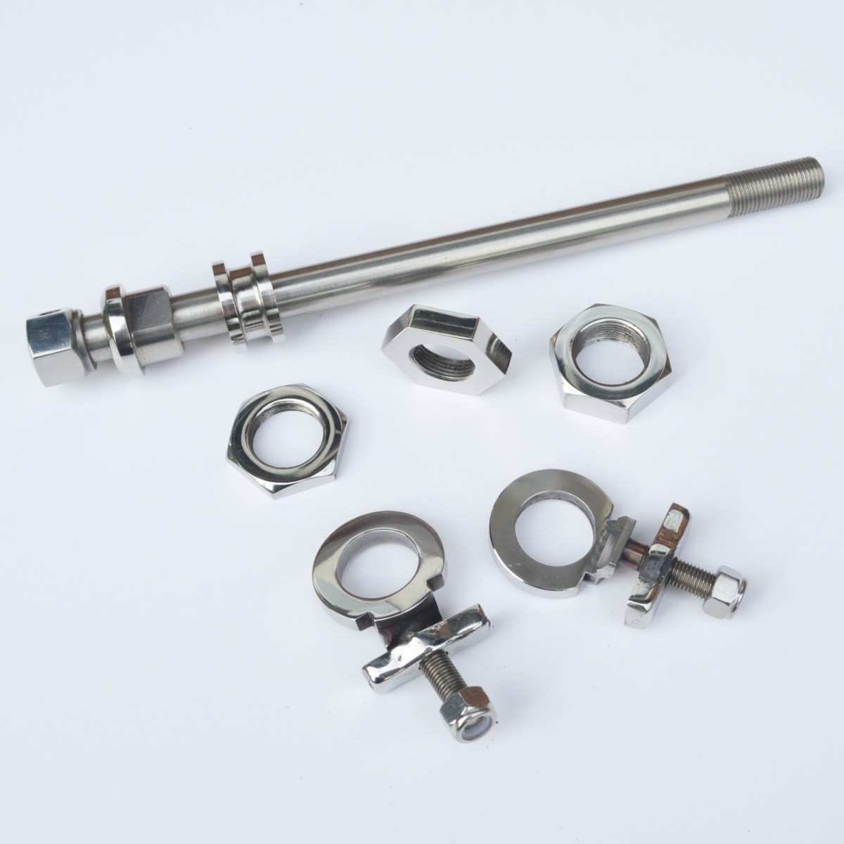 Late Triumph Rear Spindle Set 1970 onwards - Stainless Classics