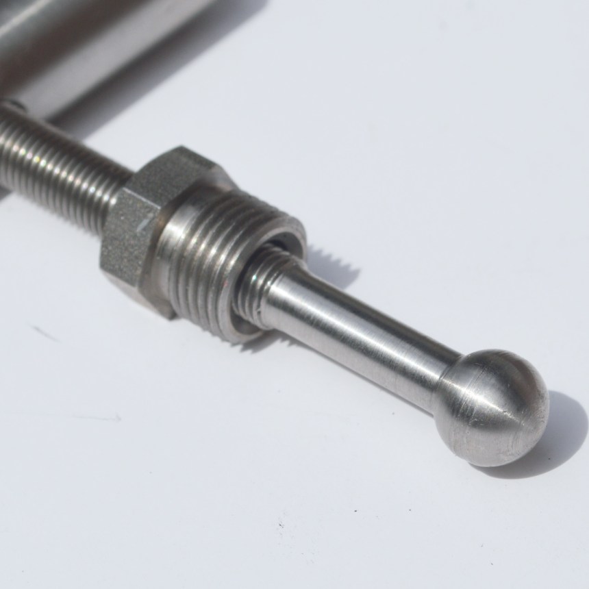 Triumph Sprung Hub Gearbox Adjuster - Stainless Classics