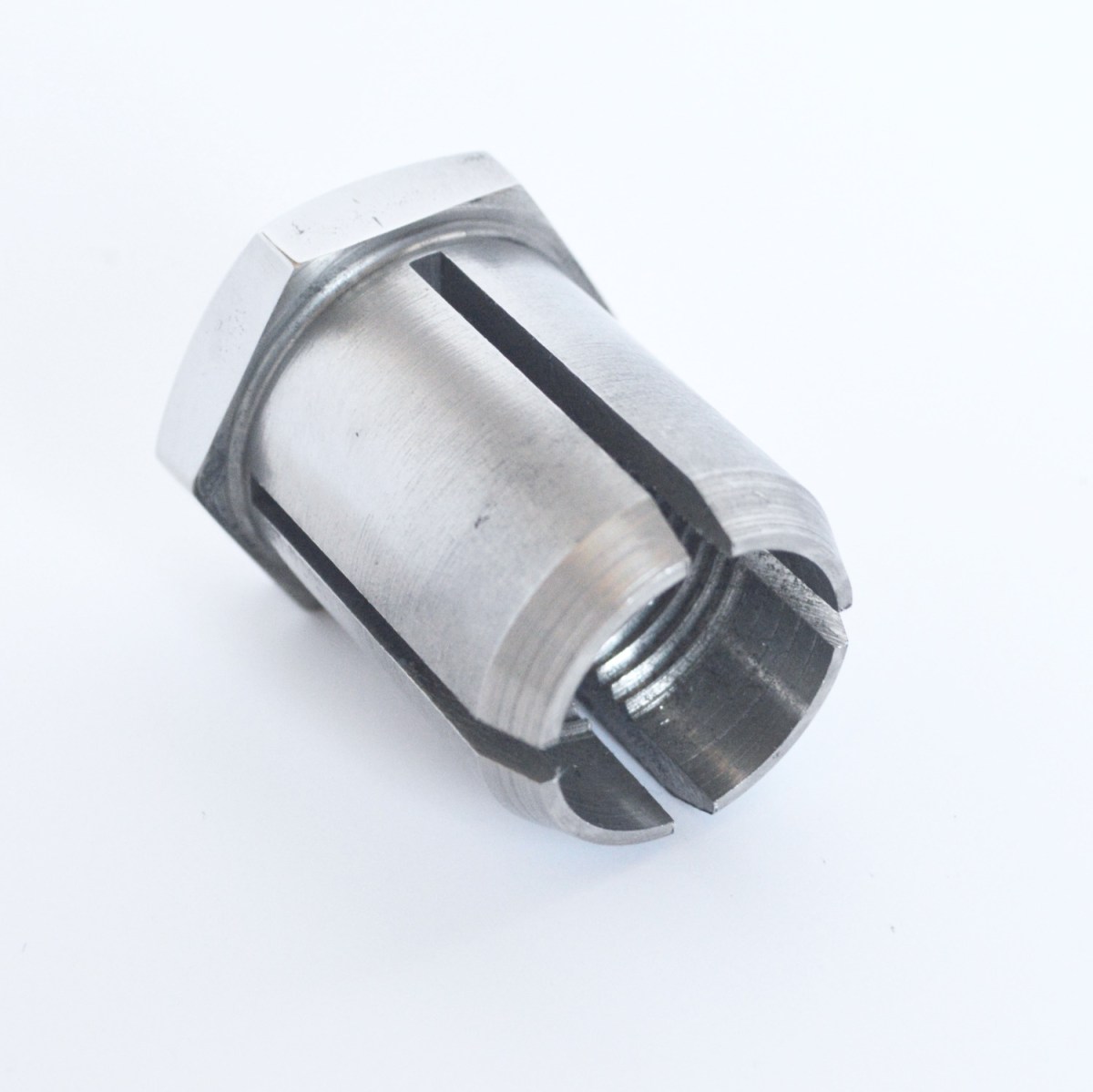 Triumph Fork Stem Centre Nut without Damper - Stainless Classics