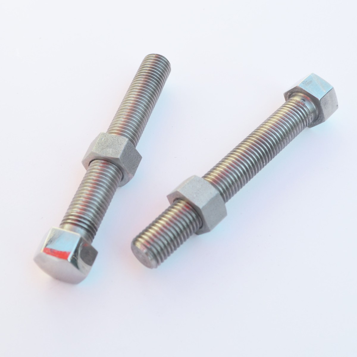 BSA Chain Adjuster Bolt and Locknut Set - Stainless Classics