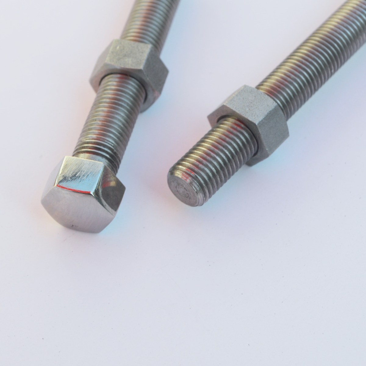 BSA Chain Adjuster Bolt and Locknut Set - Stainless Classics