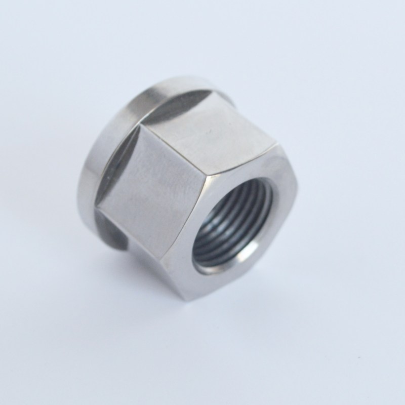 Early Norton Front Spindle Nut - Stainless Classics