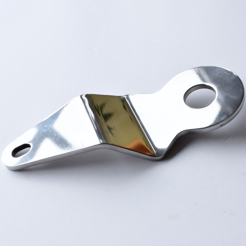 BSA Steering Column Damper Plate - Stainless Classics