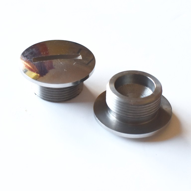 BSA Plunger Suspension Top Cap - Stainless Classics